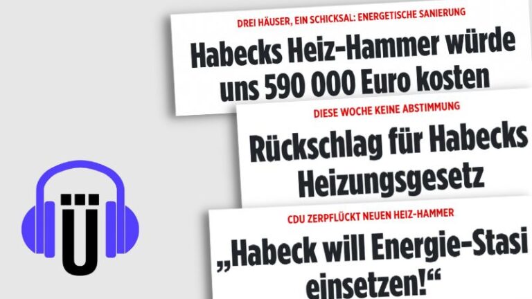 Wie und warum schüren Medien Angst vor dem geplanten Heizungsgesetz? | Übermedien