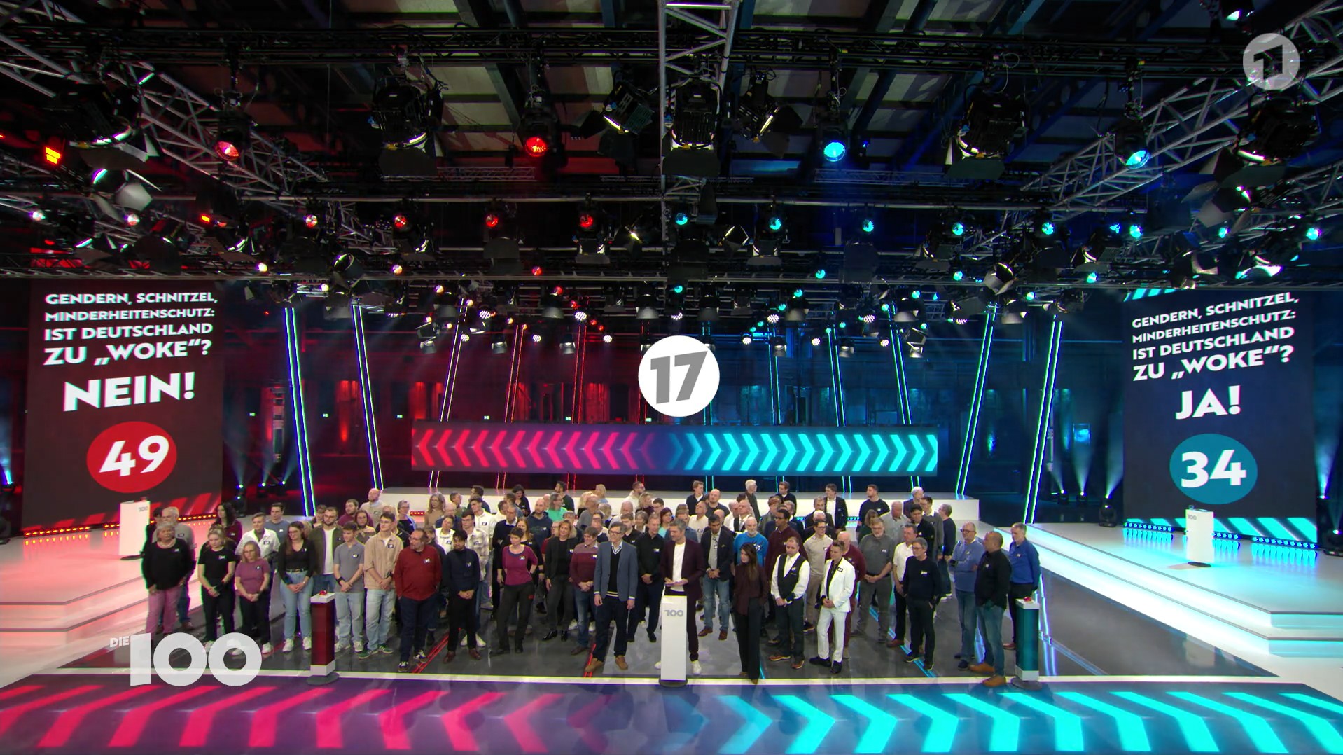 Die 100: ARD-Debattenshow ist antrengend, aber wichtig | Meinung